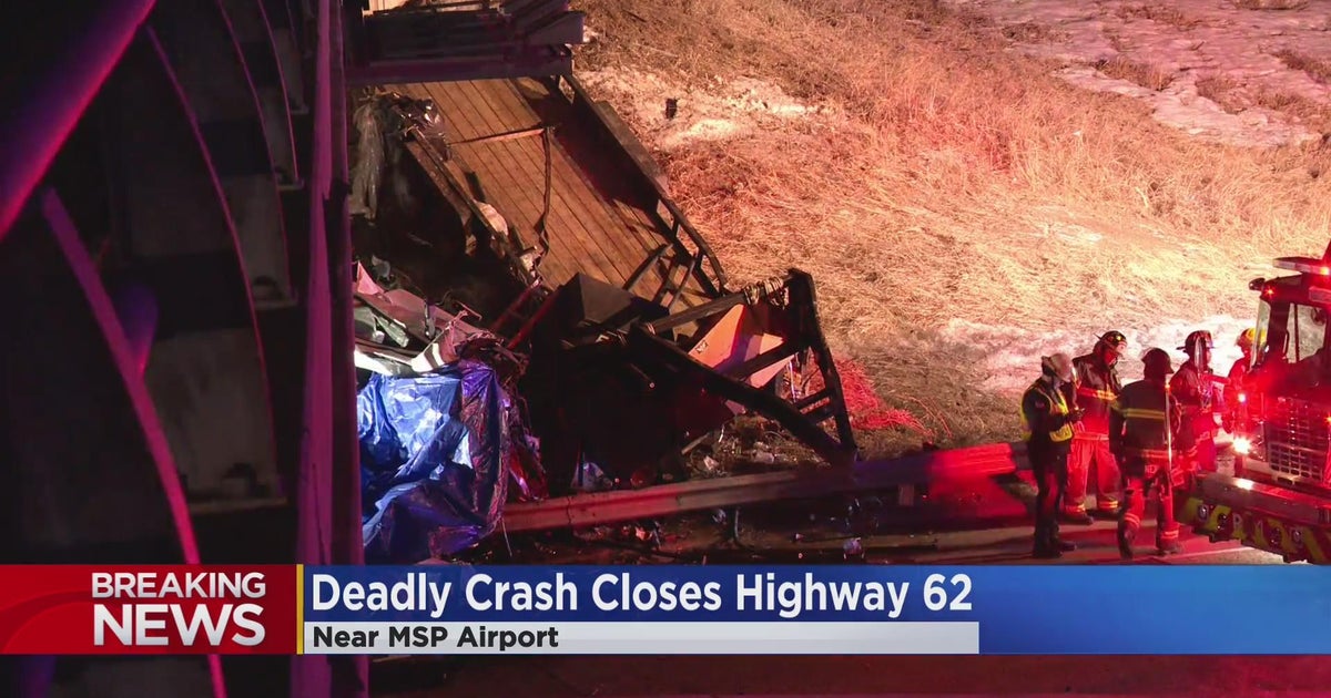 NEXT Drive: Fatal crash closes both sides of Hwy 62 near MSP Airport - CBS Minnesota