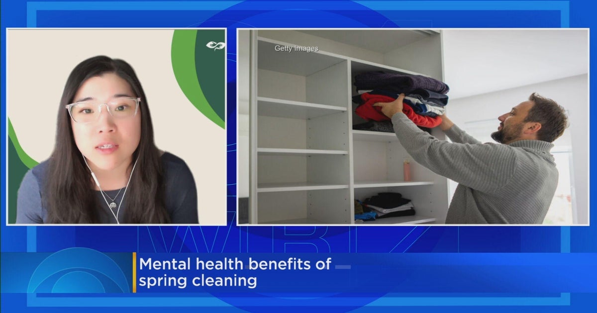 Mental health benefits of spring cleaning - CBS Boston