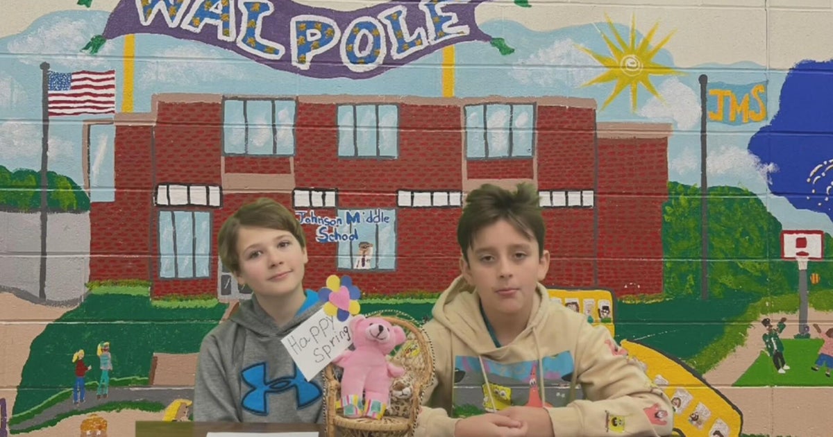 Students at Johnson Middle School in Walpole create daily newscast ...