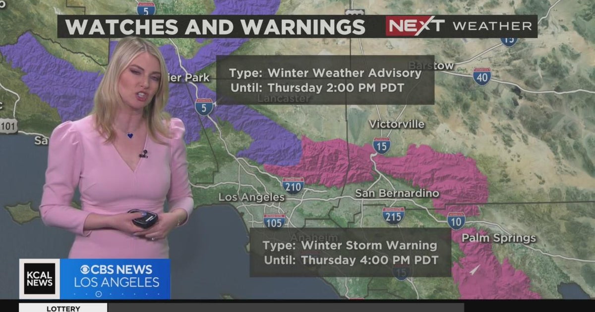 Winter storm warnings, wind advisories issued for upcoming storm - CBS ... Winter storm warnings, wind advisories issued for upcoming storm - CBS ...