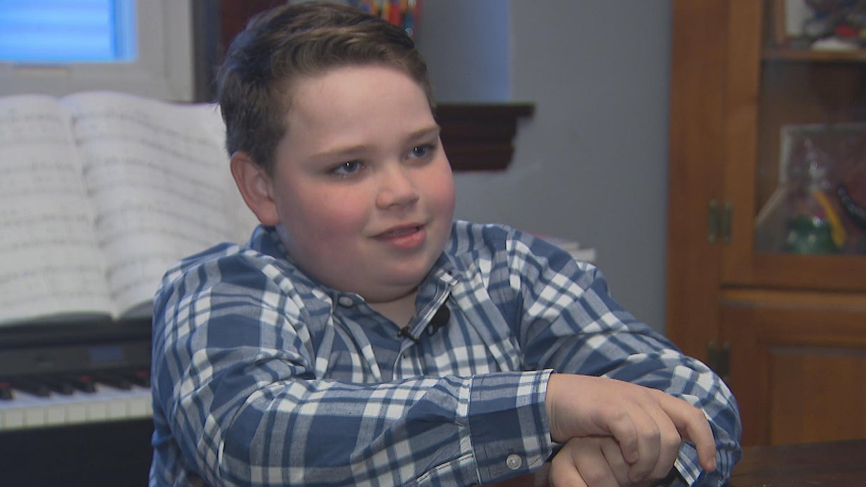 Franklin boy wows millions online with handsewn shirt for his dad - CBS ...