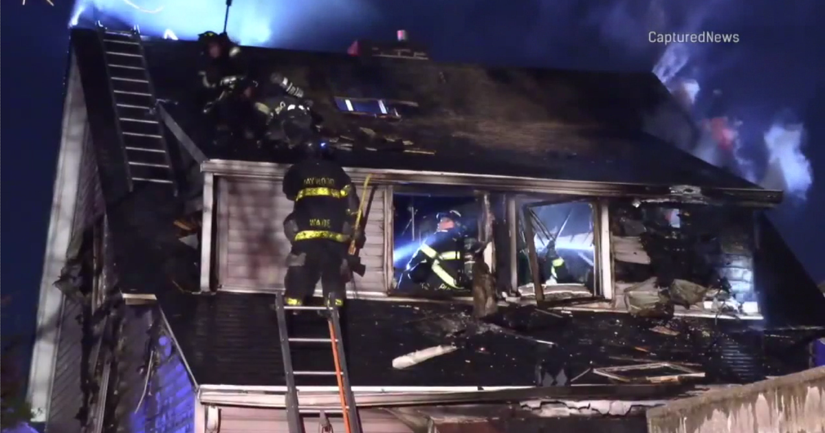 Fire rips through Maywood home - CBS Chicago
