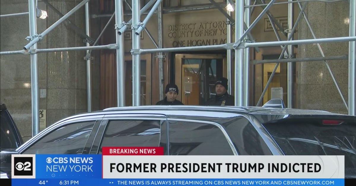 Tim McNicholas reports from outside courthouse after Trump indictment ...