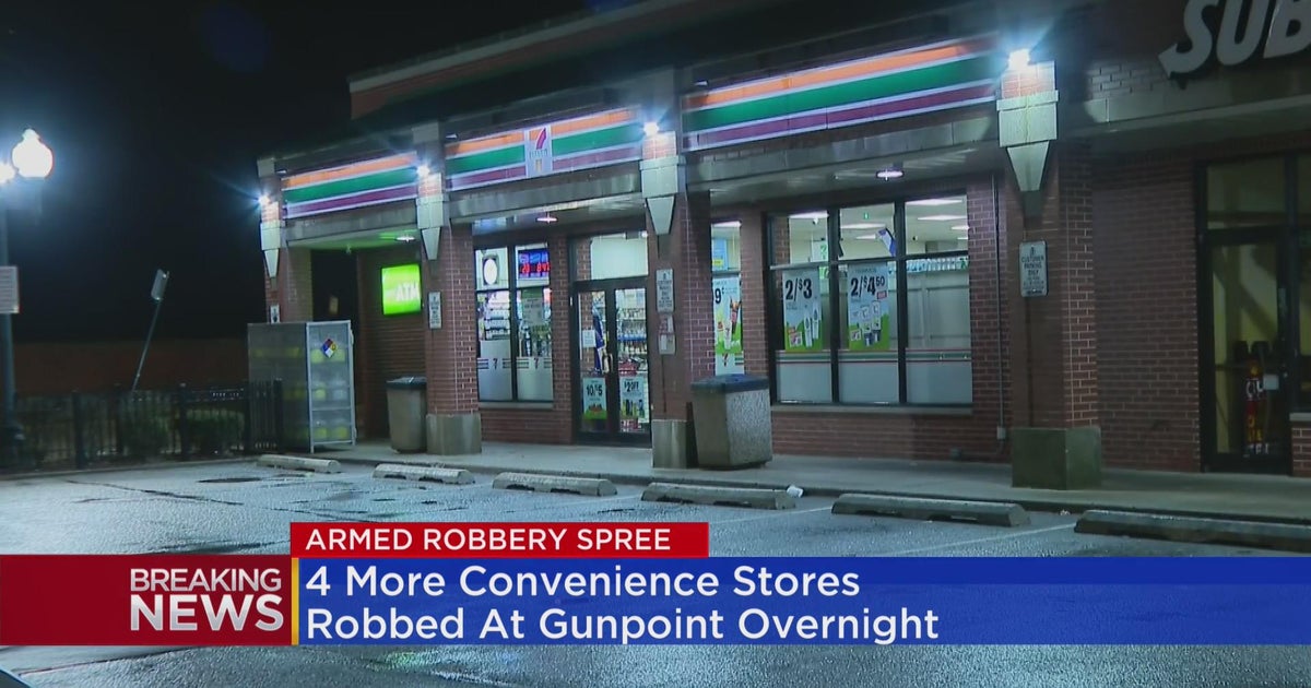 More armed robberies reported at convenience stores overnight - CBS Chicago