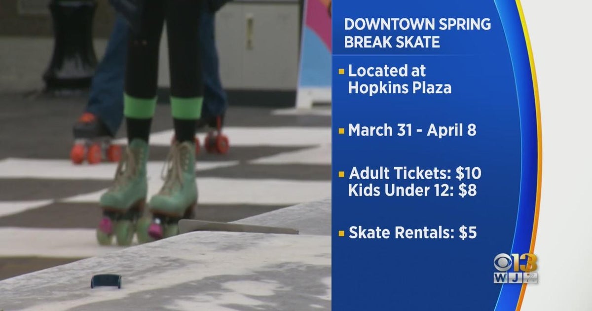 Downtown Partnership of Baltimore hosts Spring Break Skate - CBS Baltimore