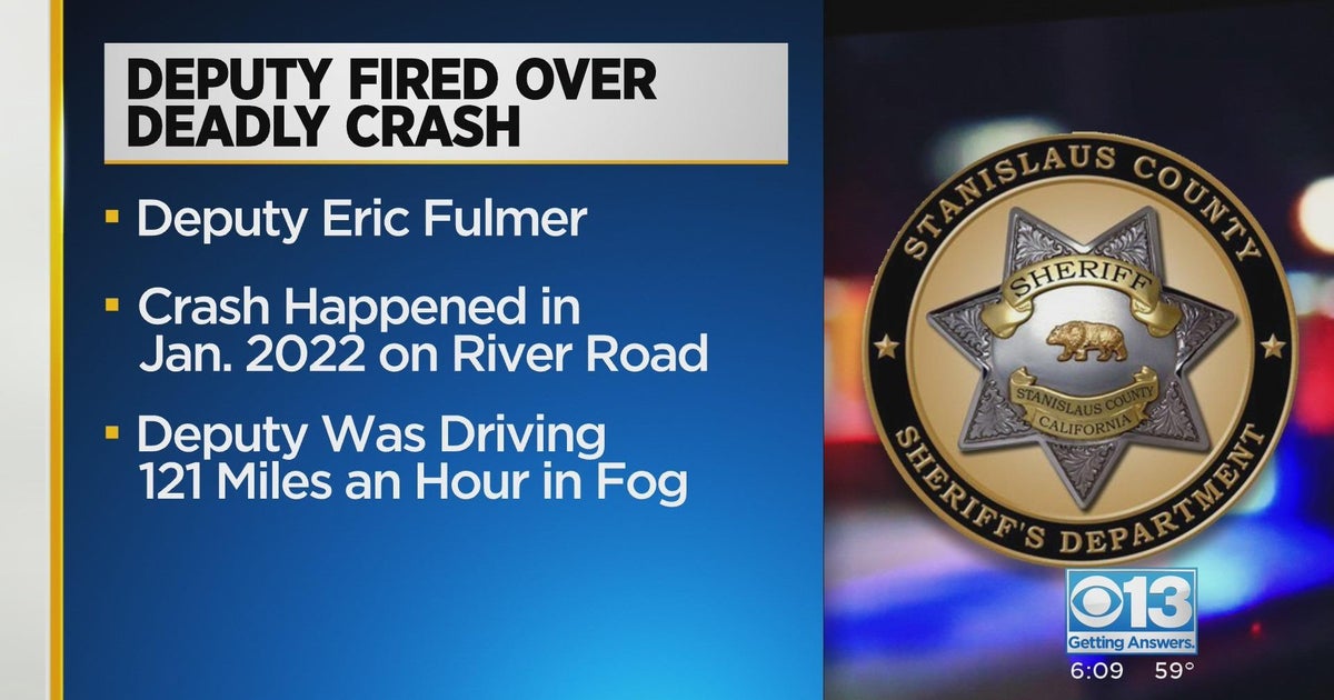 Stanislaus County deputy who was going over 120 mph before deadly crash ...