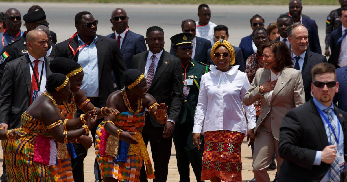 Harris finds new connections in Africa as historic figure - CBS San ...
