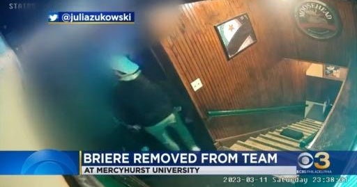 Carson Briere removed from Mercyhurst University men's hockey team ...
