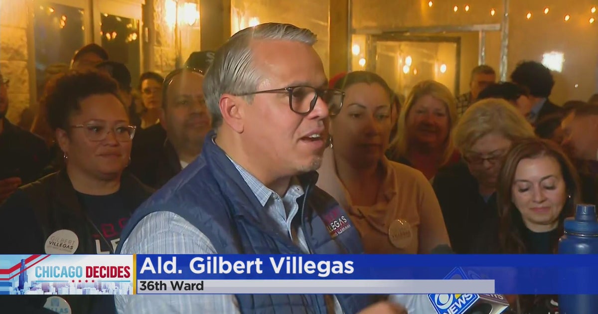 Ald. Gilbert Villegas touts independent leadership in victory - CBS Chicago