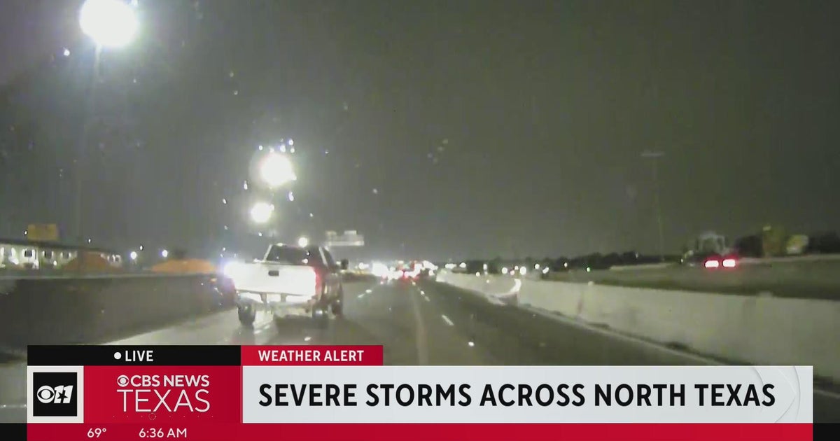 Driving conditions improving in Dallas County amid severe storms - CBS ...