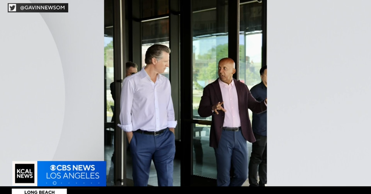 Gov. Gavin Newsom takes his "Campaign For Democracy" to the South - CBS ...