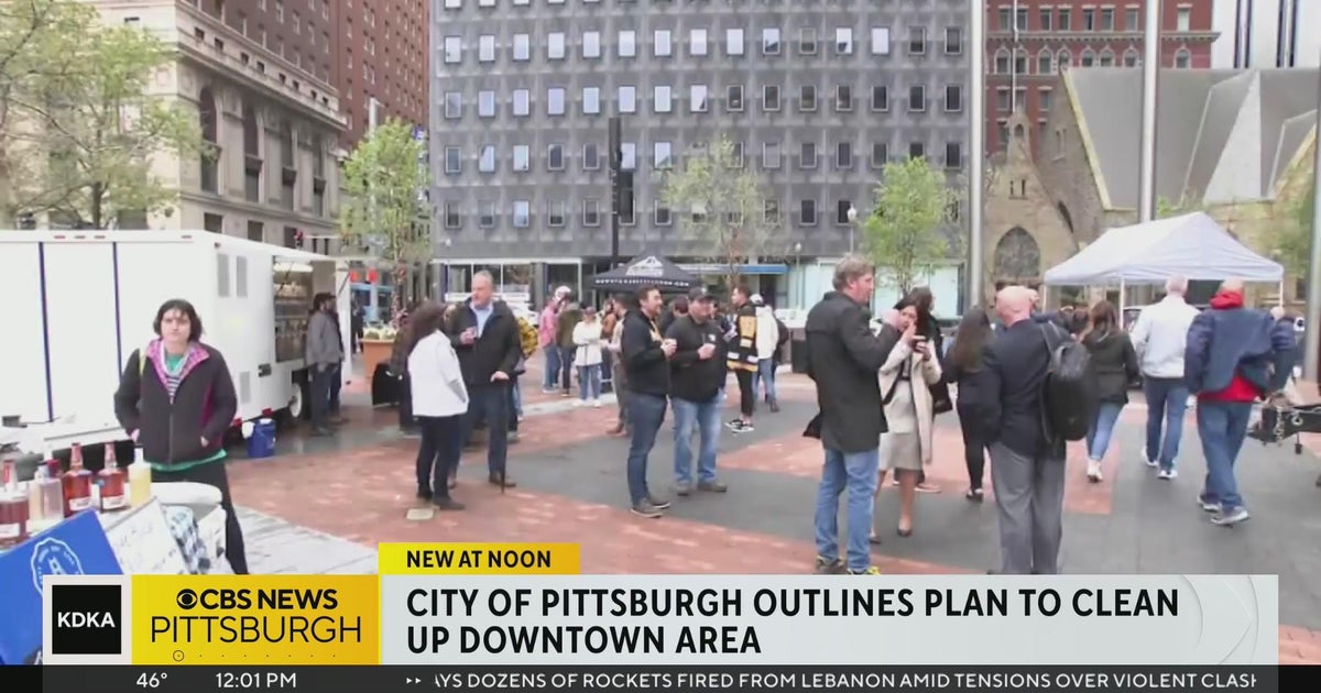 Downtown Pittsburgh spring cleaning initiative - CBS Pittsburgh