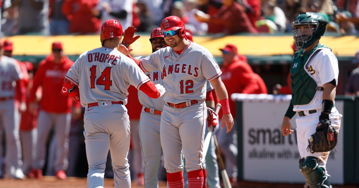 O'Hoppe hits first HR, Trout, Ohtani connect in Angels' 6-0 win over A ...