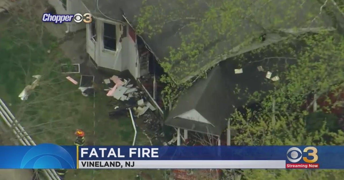 1 dead in house fire in Vineland, N.J. - CBS Philadelphia