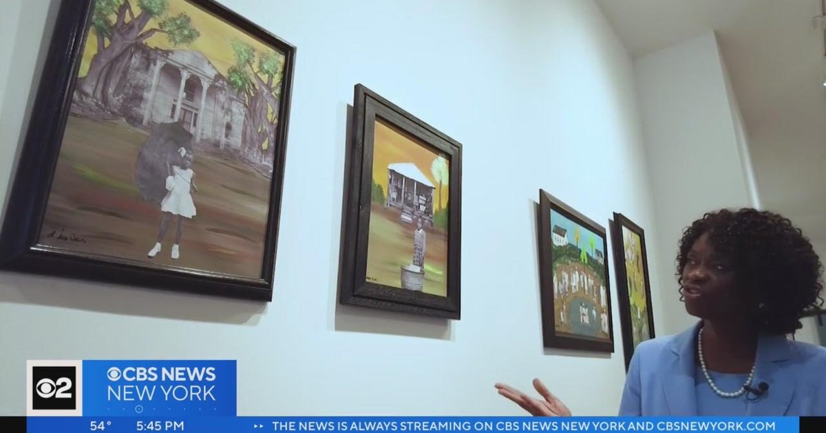 Art exhibit showcases work by neuroscientist Dr. Lisa Cain - CBS New York