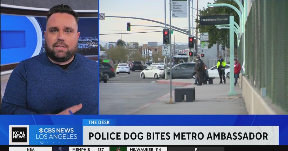 Police dog bites Metro ambassador, sending her to the hospital - CBS ...
