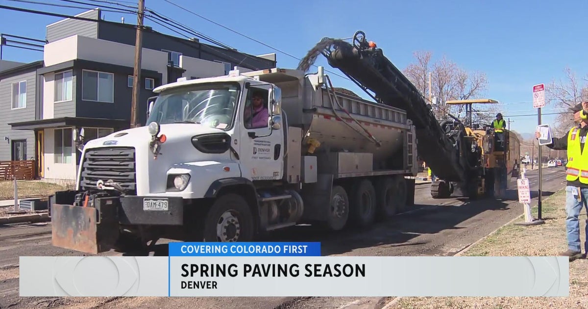Denver plans to pave 450+ lane miles this summer - CBS Colorado
