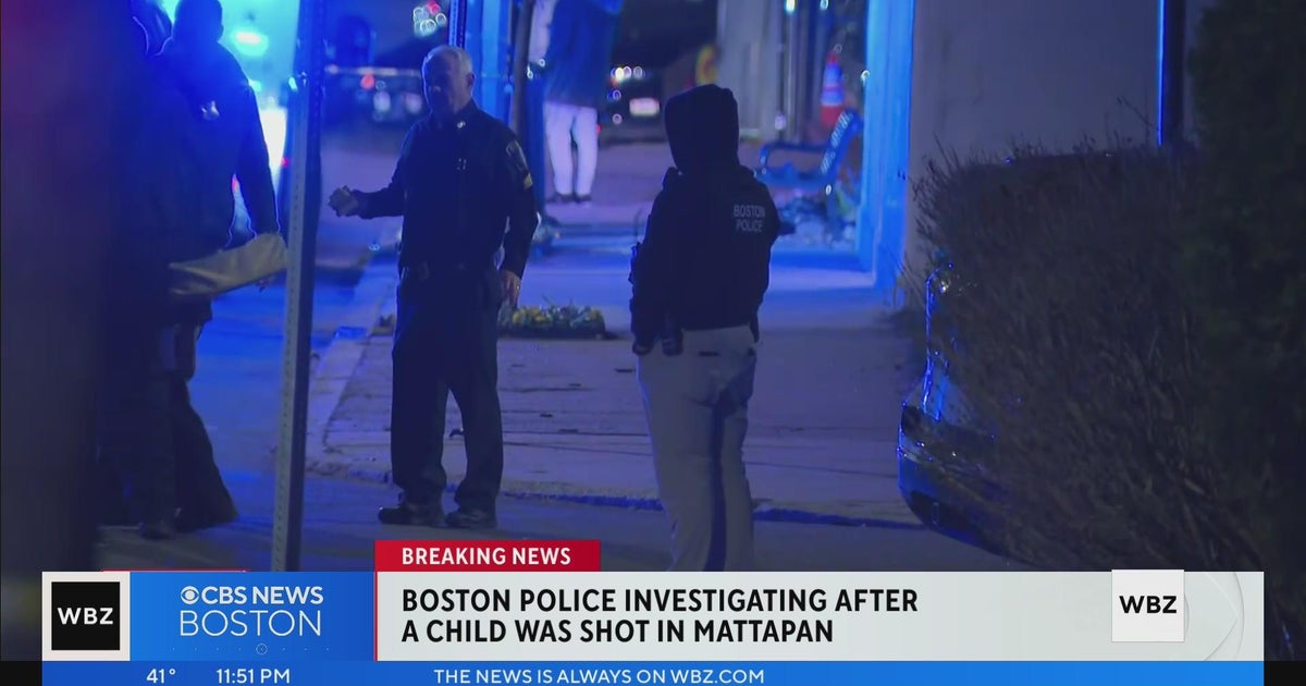 Boy shot on Cummins Highway in Mattapan - CBS Boston