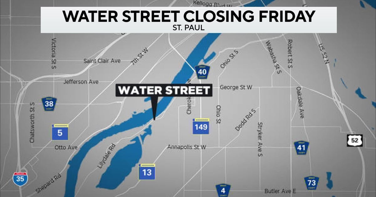 Water Street in St. Paul to close Friday in anticipation of flooding ...