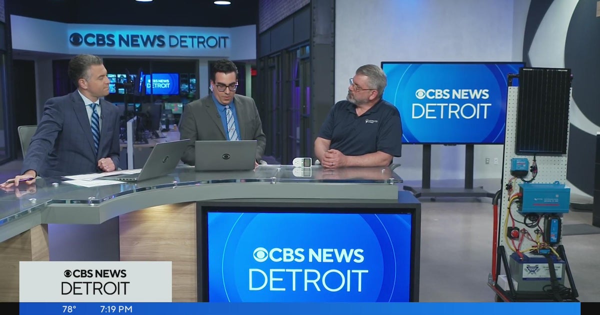 Talking solar power and solar panels - CBS Detroit