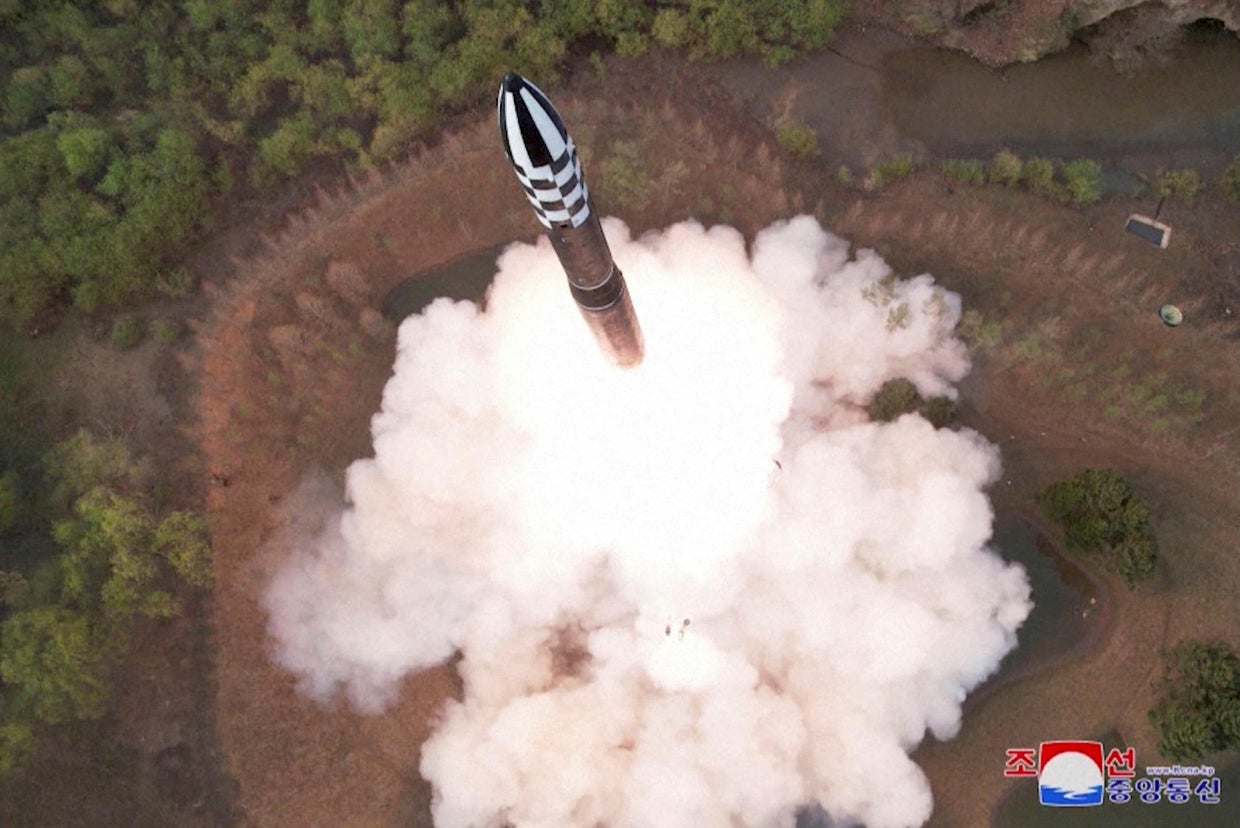 North Korea test launches apparent long-range missile designed to carry ...