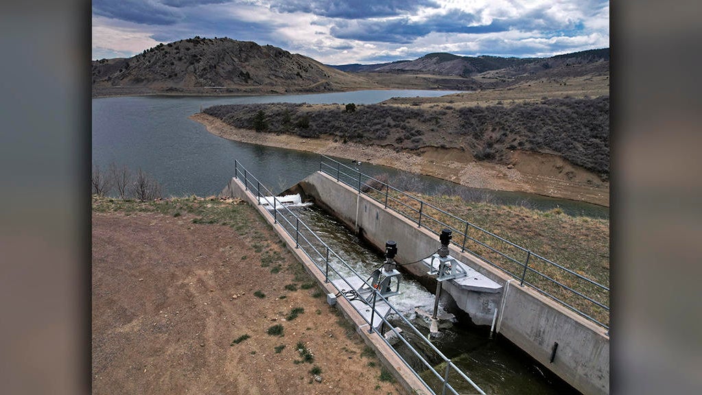 Hydropower generators installed in Central Valley irrigation canals ...