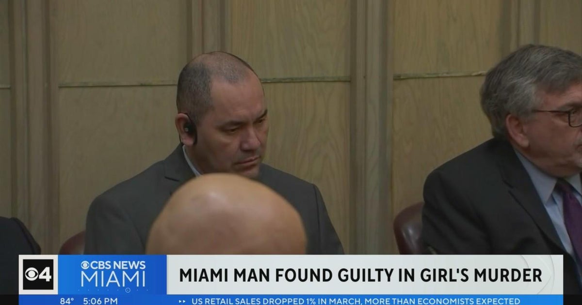 South Florida man found guilty of murder in 11-year-old's death - CBS Miami