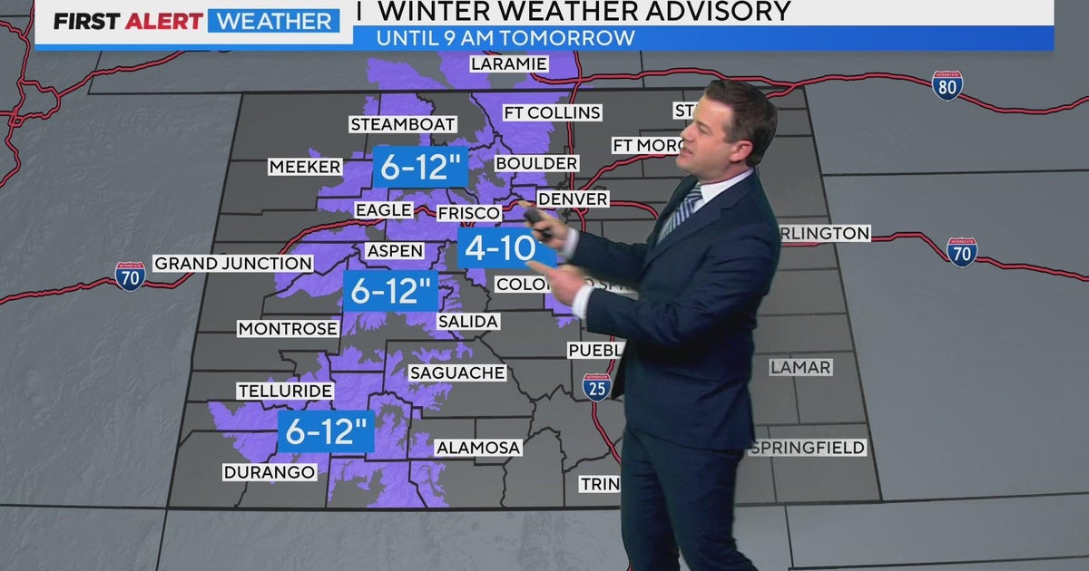 Winter weather suddenly returns to Colorado - CBS Colorado