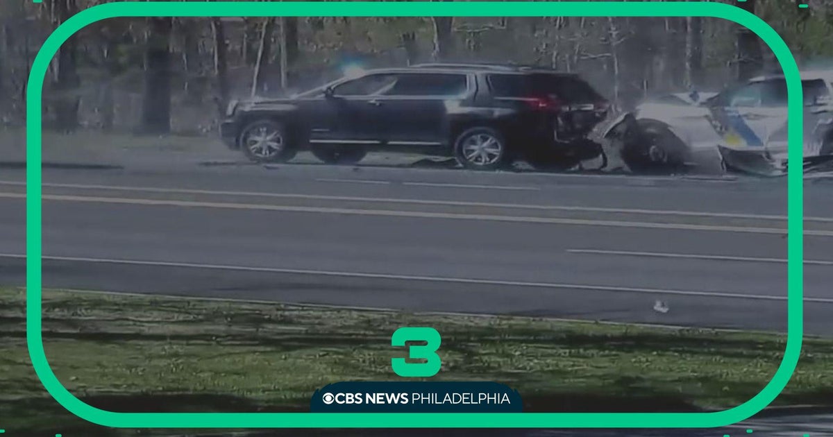 Video shows SUV barreling into NJSP patrol car on Black Horse Pike ... Video shows SUV barreling into NJSP patrol car on Black Horse Pike ...