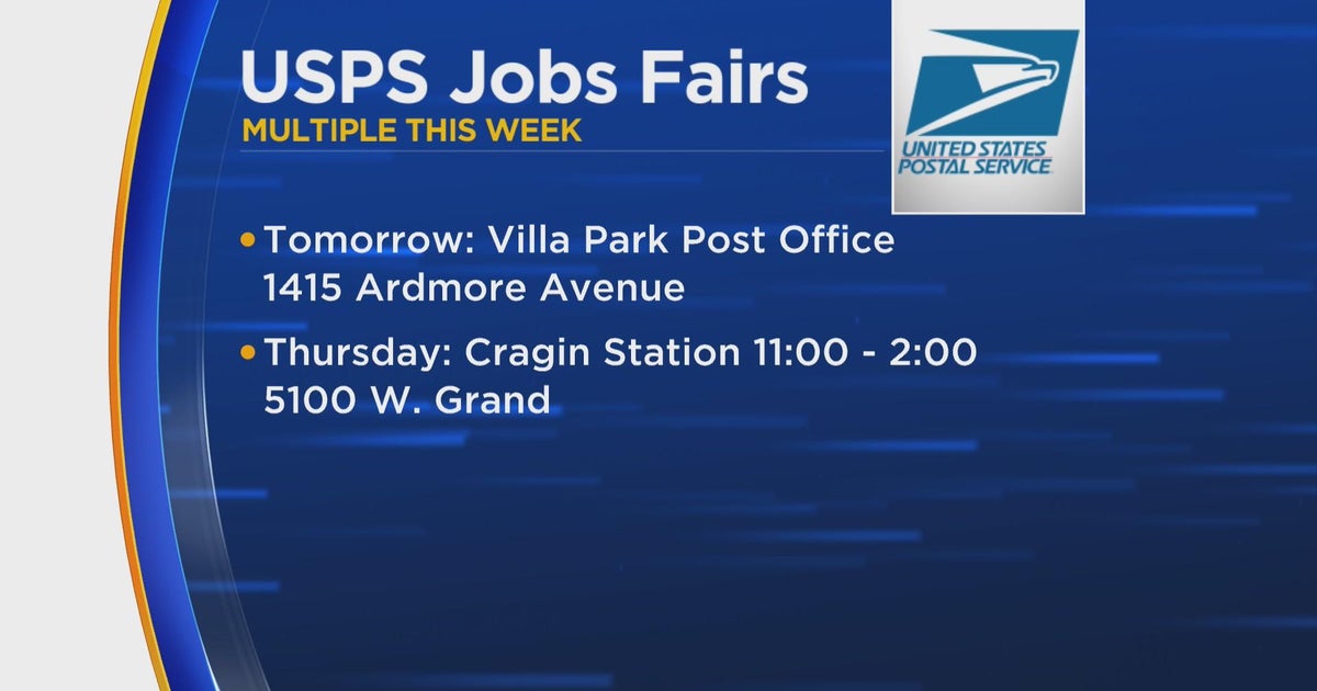 U S Postal Service Hosting Job Fairs In Chicago Area Cbs Chicago