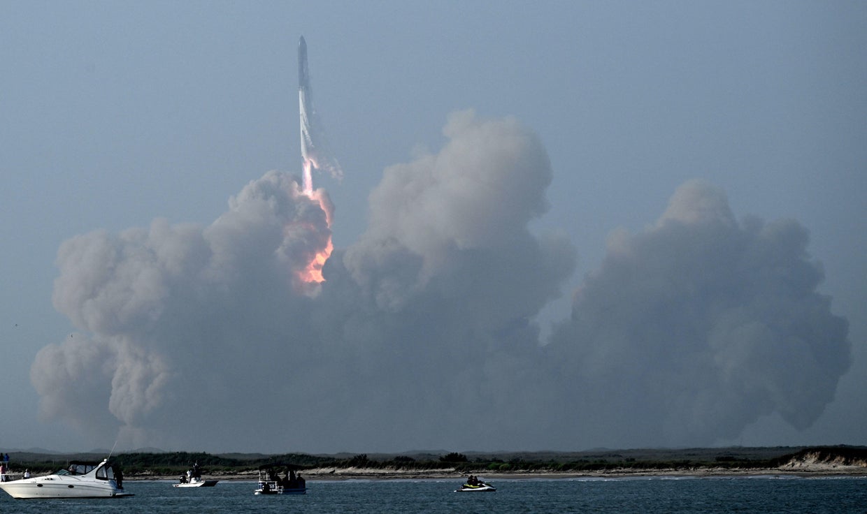 SpaceX Starship rocket launch ends in midair explosion minutes after ...