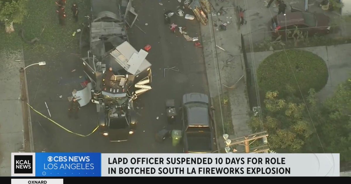 LAPD officer suspended 10 days for role in botched South LA fireworks ...