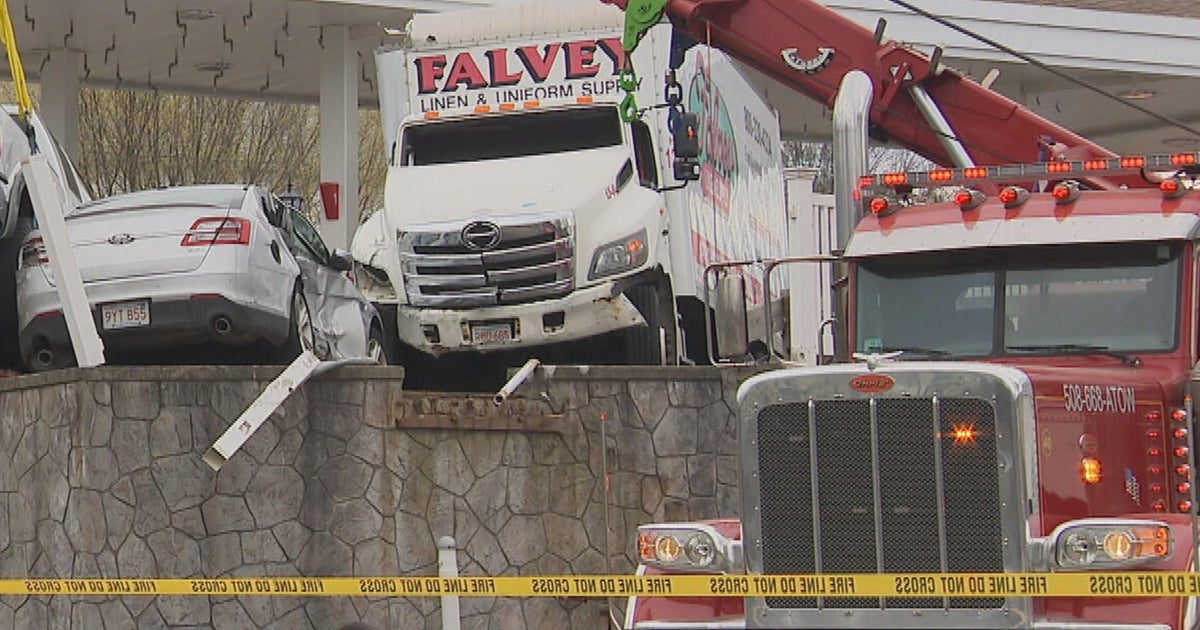 Driver Charged With Oui After Crash Left Box Truck Teetering Over