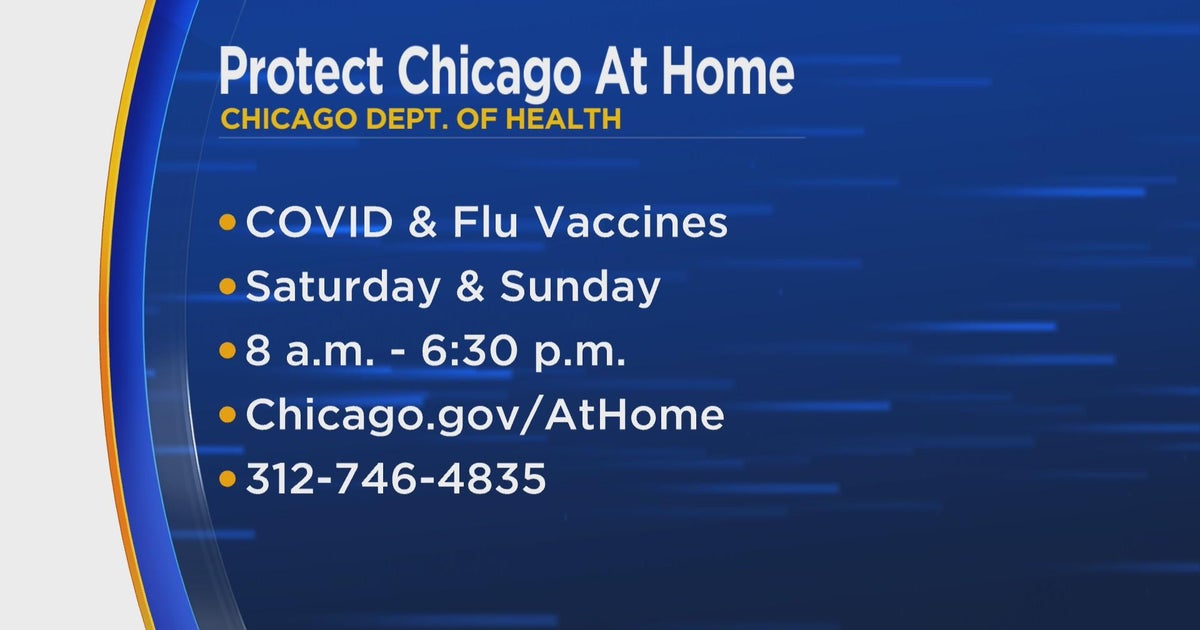 CDPH reducing at-home vaccination program to weekends - CBS Chicago