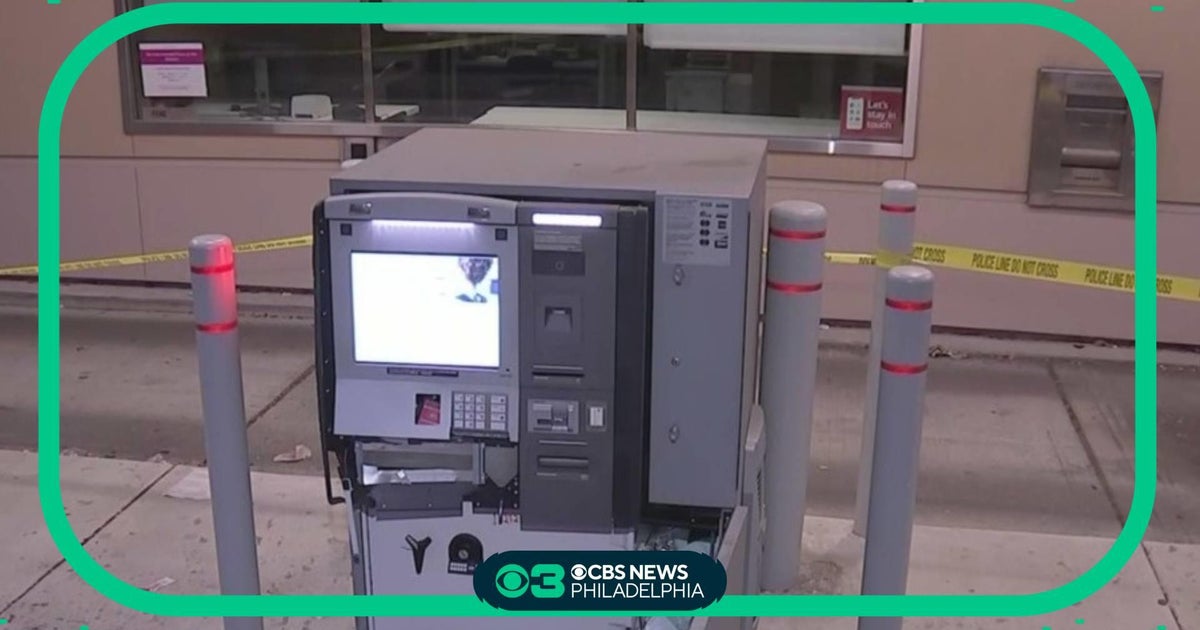 Suspects wanted after attempted ATM theft in Wynnewood - CBS Philadelphia