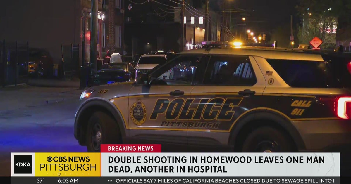 One dead, one injured in Homewood shooting - CBS Pittsburgh