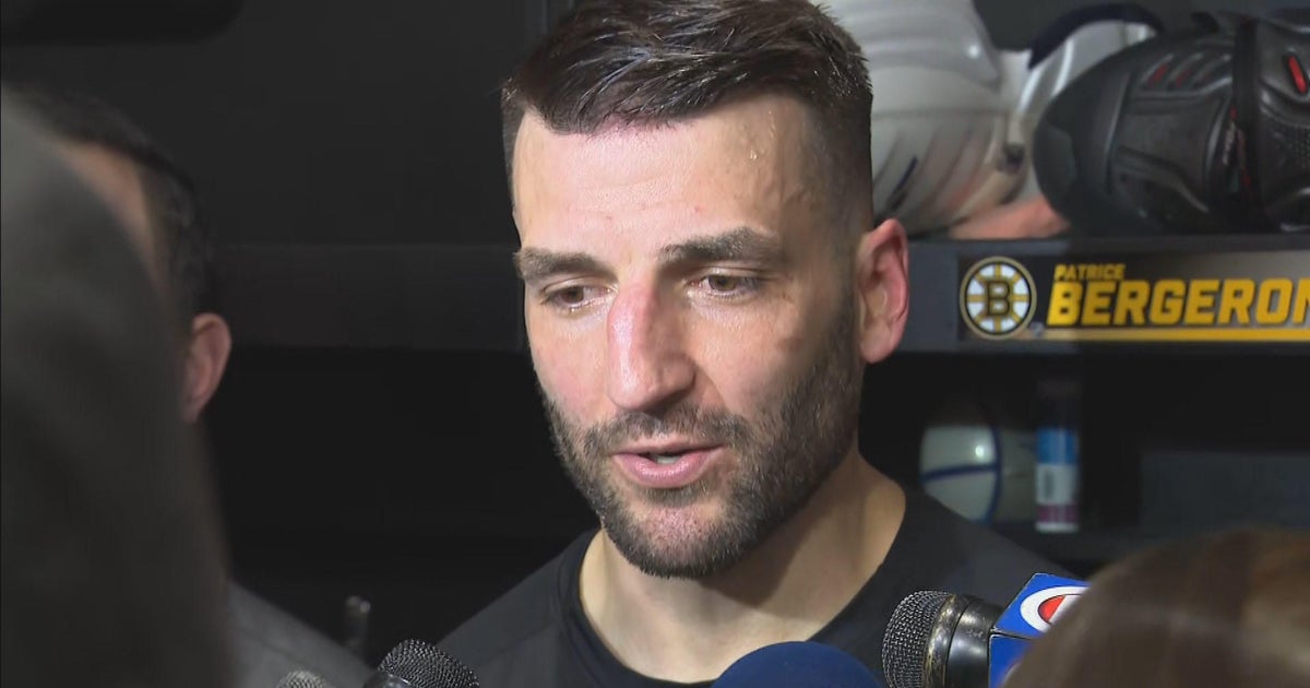 Patrice Bergeron thinks he's good to play in Wednesday's Bruins ...
