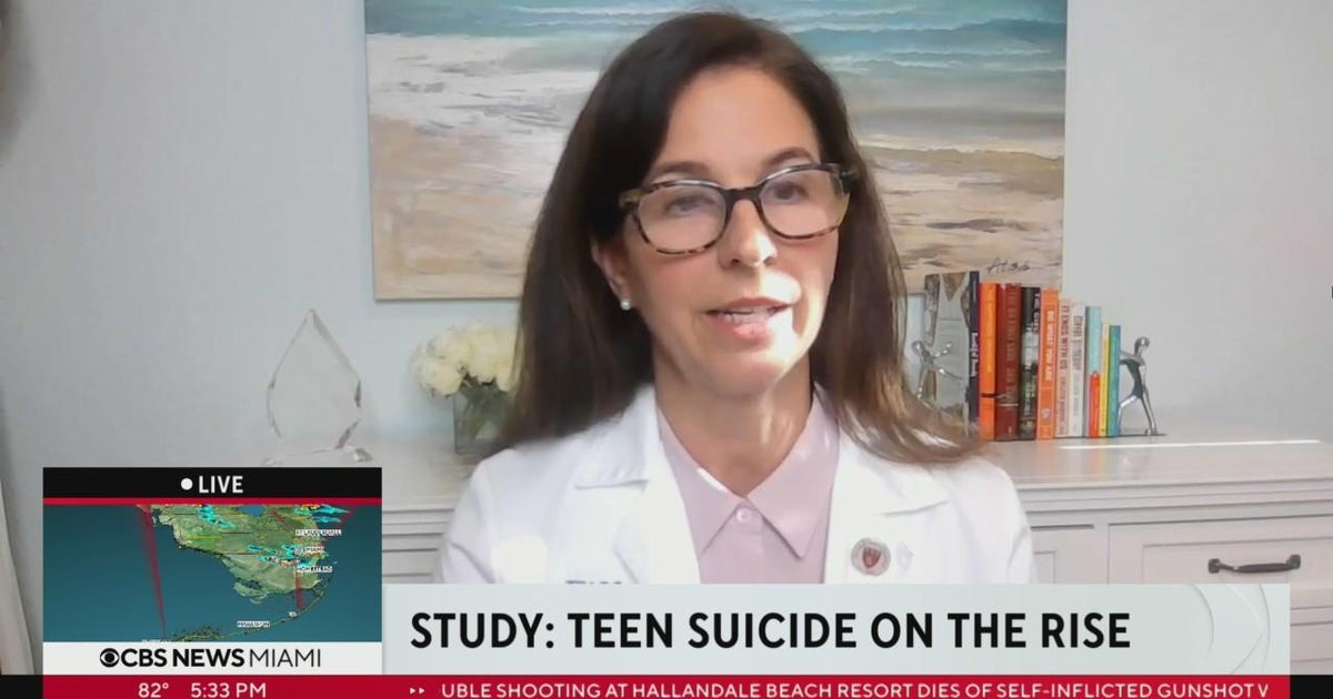 Study: Teen suicide on the rise - CBS Miami
