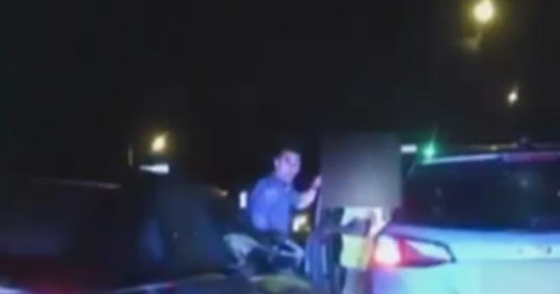 Caught On Camera Video Shows Robbinsville Police Officer Being Hit By