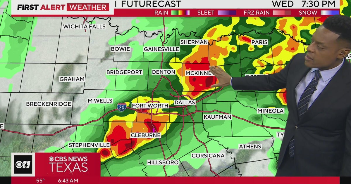 Severe weather threat continues throughout Wednesday for North Texas ...