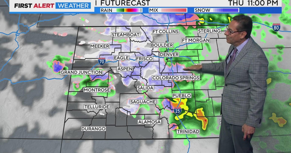 Wind, rain and snow blasting in tonight - CBS Colorado