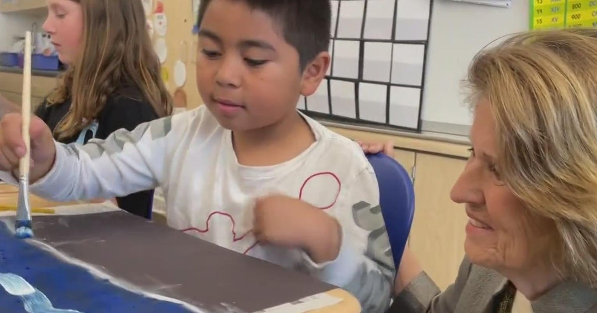 Peninsula woman's art nonprofit reaching schoolkids worldwide - CBS San ...