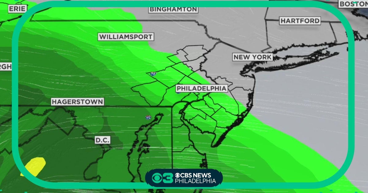 NEXT Weather: Tracking Friday, Saturday rain - CBS Philadelphia