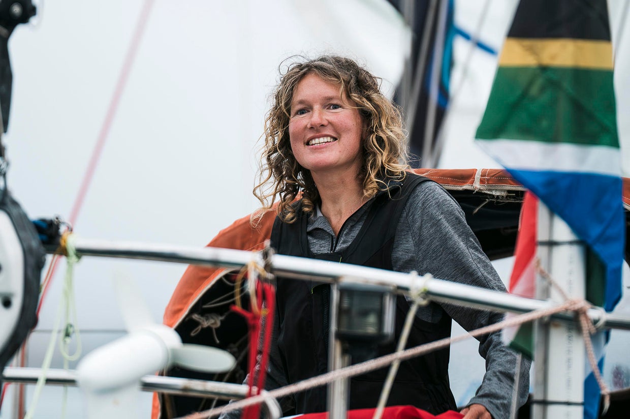 Sailor Kirsten Neuschäfer becomes first woman to win historic Golden Globe Race - CBS Sacramento