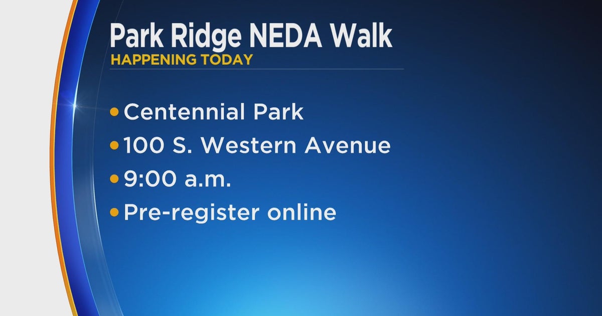 NEDA annual walk happening in Park Ridge - CBS Chicago