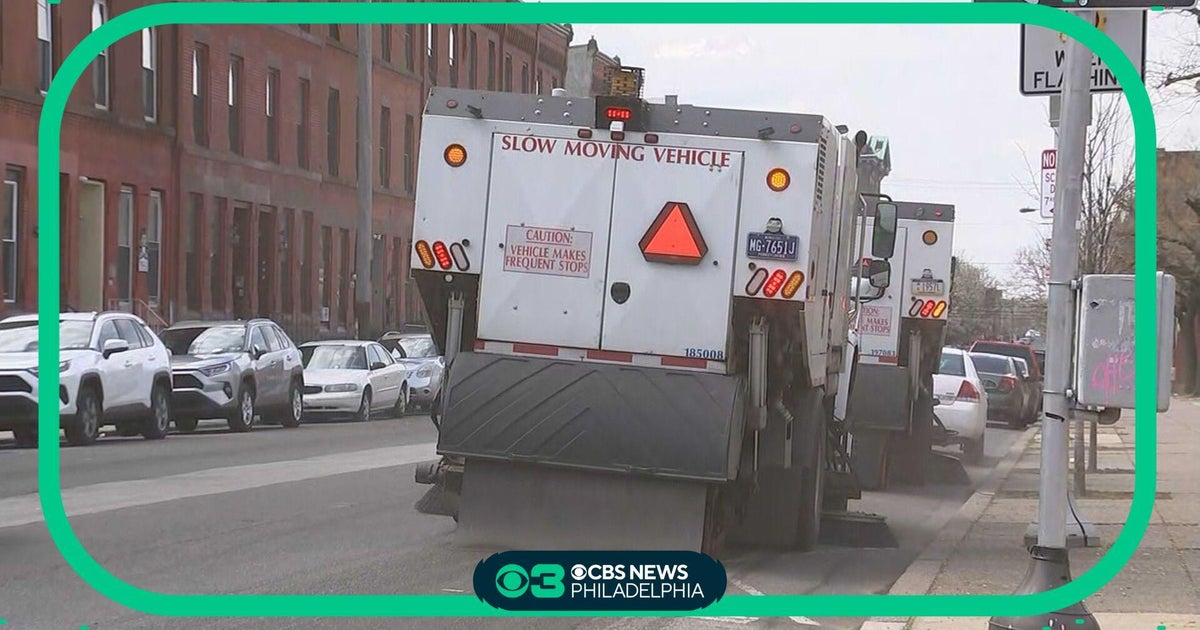 Philadelphia's street sweeping campaign kicks off Monday - CBS Philadelphia