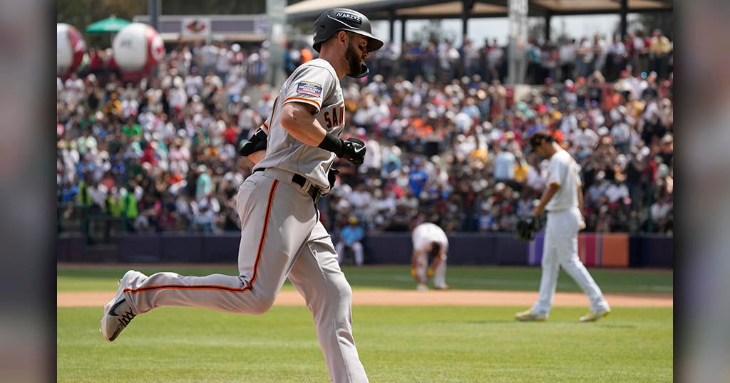 Padres rally, beat Giants for 2-game sweep in Mexico City - CBS San ...