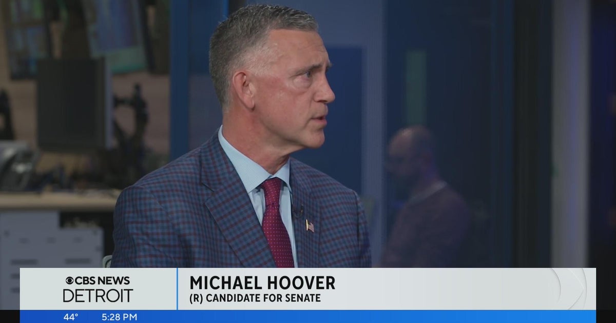 Michael Hoover discusses U.S. Senate campaign - CBS Detroit