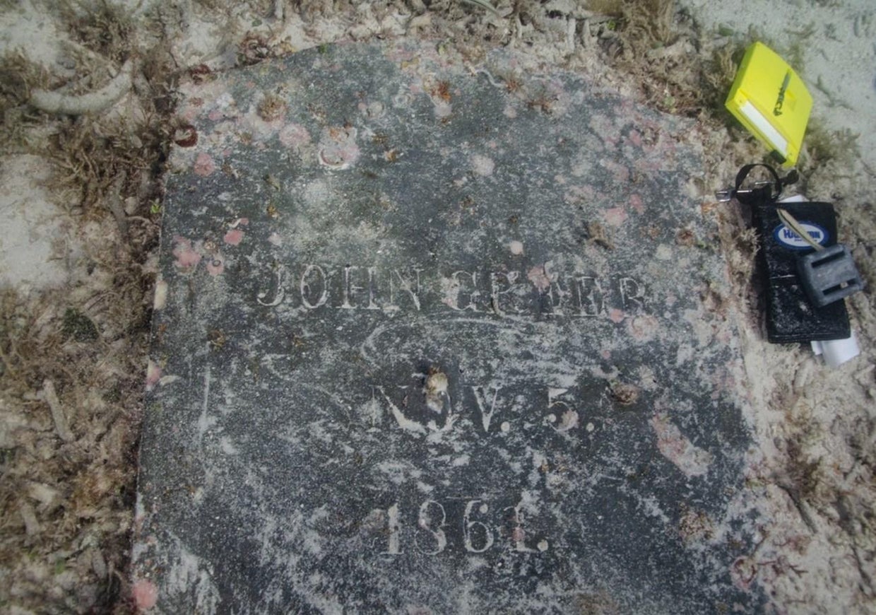 19th century hospital, cemetery found underwater off Florida Keys - CBS ...