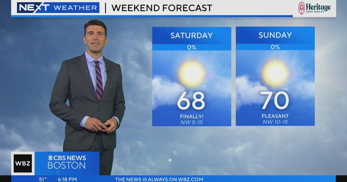 Next Weather: WBZ evening forecast for May 3rd - CBS Boston